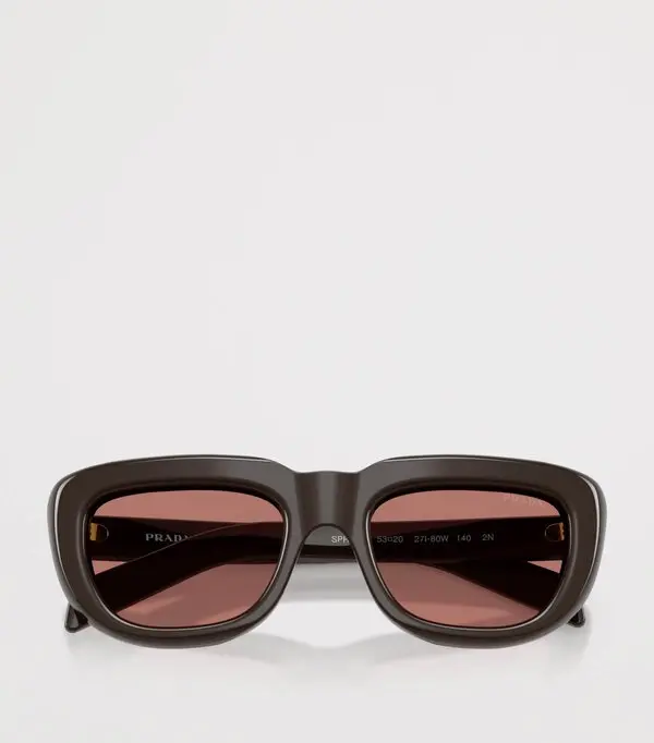 Prada Pr D07s Rectangle Sunglasses