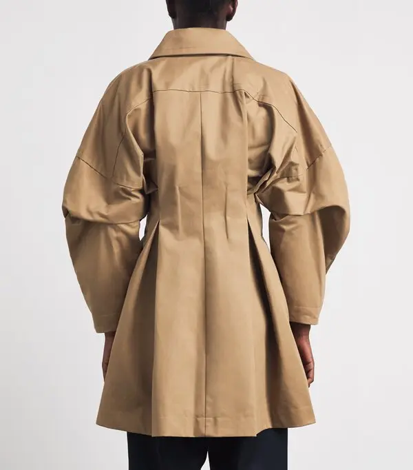 Palmer//harding Honesty Opens Short Trench Coat