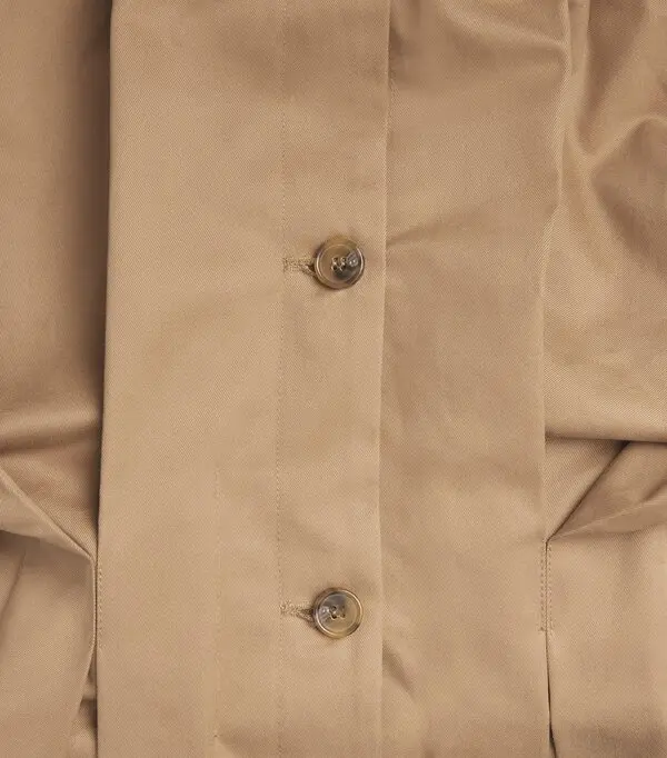 Palmer//harding Honesty Opens Short Trench Coat