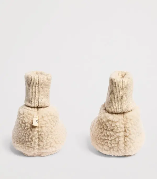 KONGES SLOJD Konges Sløjd Fleece Safa Booties - Beige