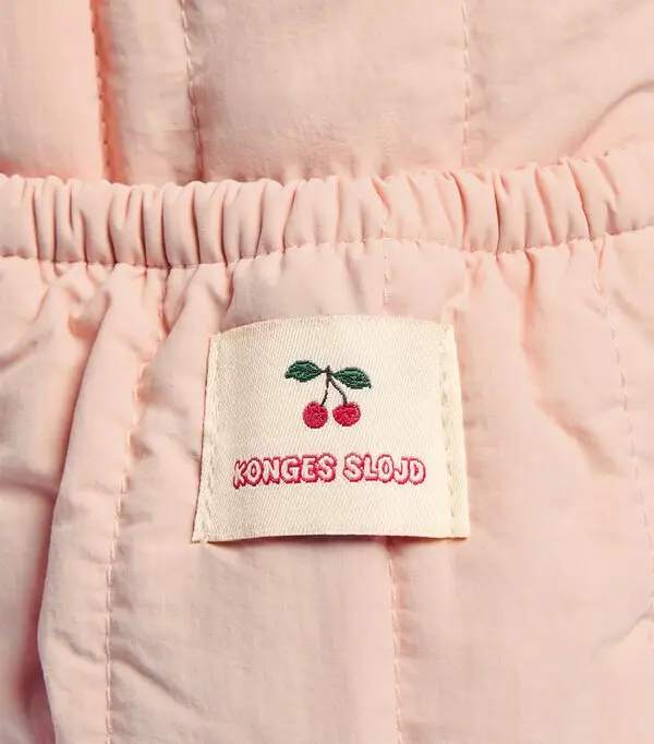 KONGES SLOJD Quilted Sequin Cherry Backpack