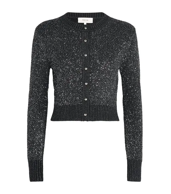 TOCCIN Knitted Sequin Mollie Cardigan