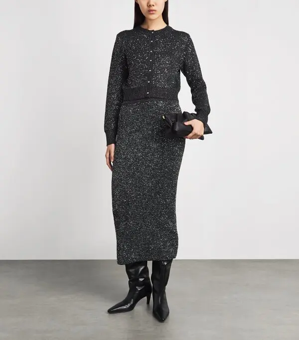 TOCCIN Knitted Sequin Mollie Cardigan