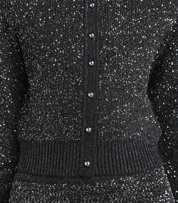 TOCCIN Knitted Sequin Mollie Cardigan