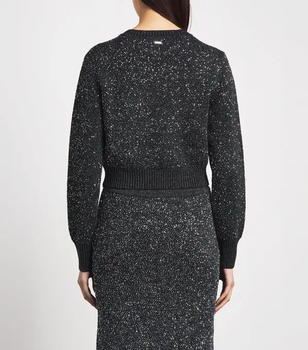 TOCCIN Knitted Sequin Mollie Cardigan
