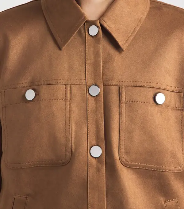TOCCIN Faux Suede Isayla Shacket