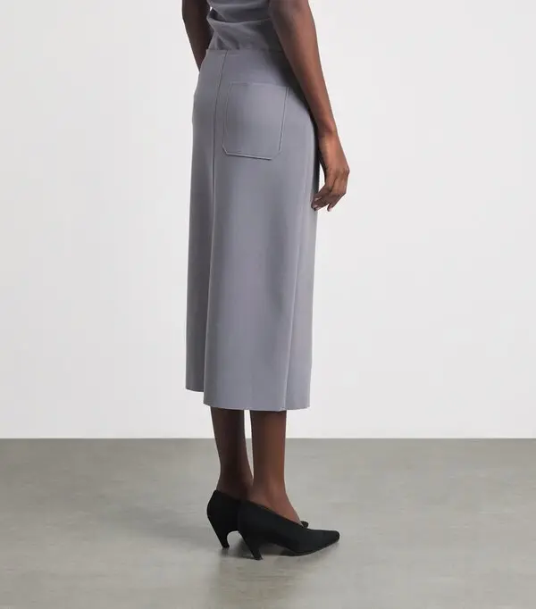 BIRROT Lay 2 Pleated Midi Skirt