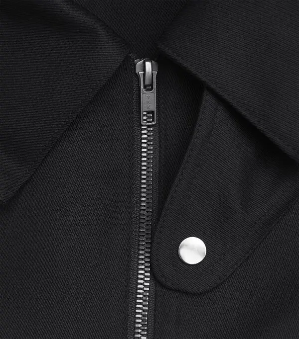 BIRROT Oversized Funnel-neck Bomber Jacket