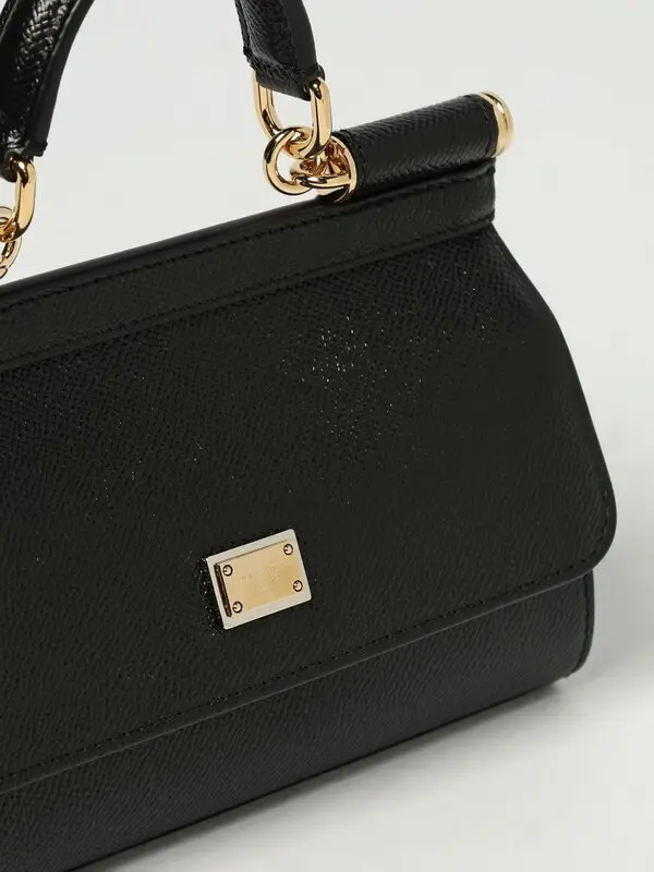 Dolce & Gabbana Mini Grained Calfskin Handbag