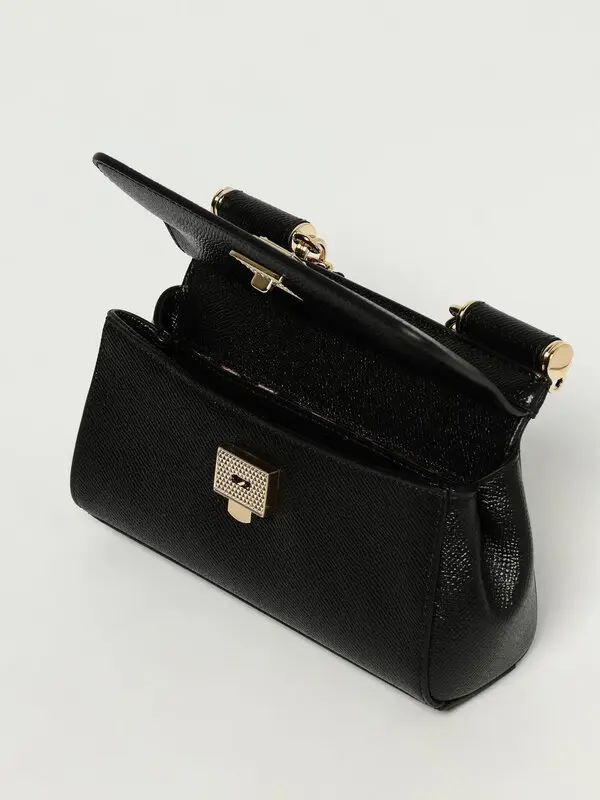 Dolce & Gabbana Mini Grained Calfskin Handbag