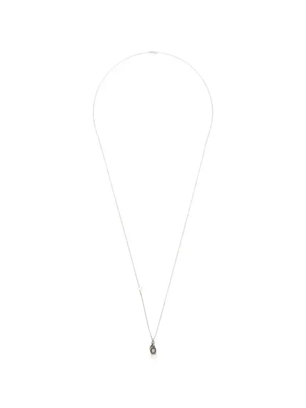 Werkstatt:München Tag Detail Chain Necklace - Silver