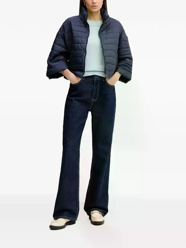 BENETTON Boat Neck Knitwear With 3/4 Sleeves And Ribbed Trims