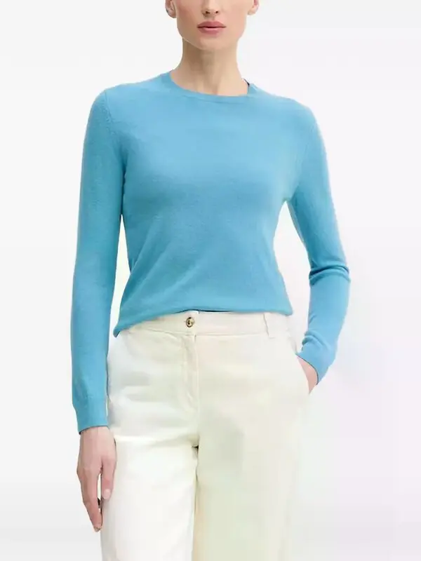 BENETTON Round-neck Sweater - Blue