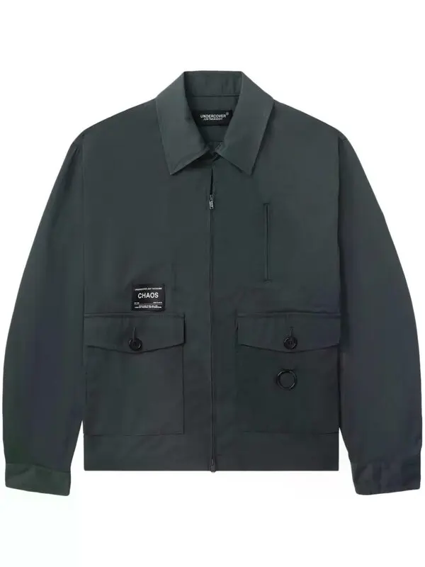 Undercover Logo Patch Twill Shirt Jacket