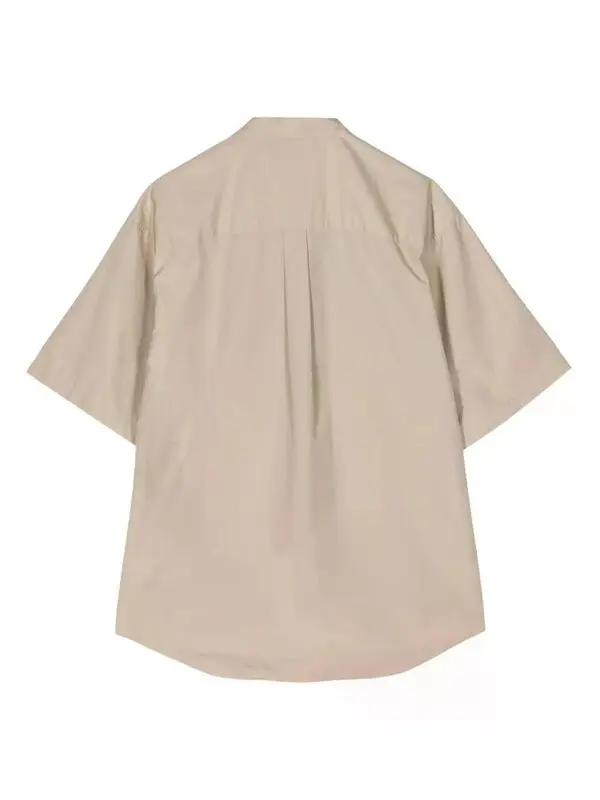 Undercover Embroidered-motif Poplin Shirt
