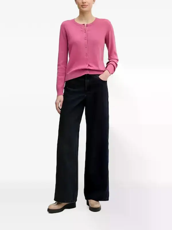 BENETTON Button-up Cardigan - Pink