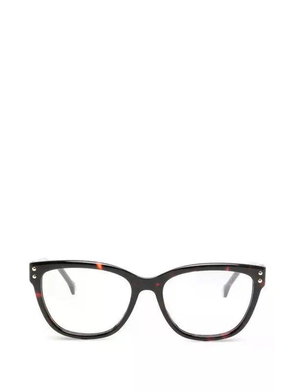 Carolina Herrera Tortoiseshell-effect Cat-eye Glasses