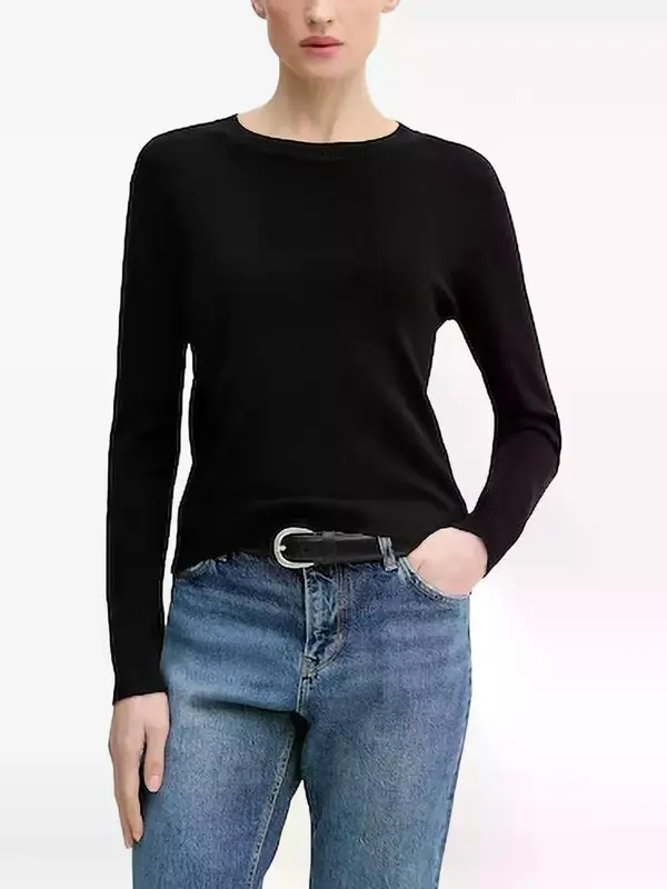 BENETTON Crew-neck Sweater - Black