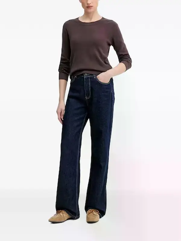 BENETTON Ribbed Sweater - Brown