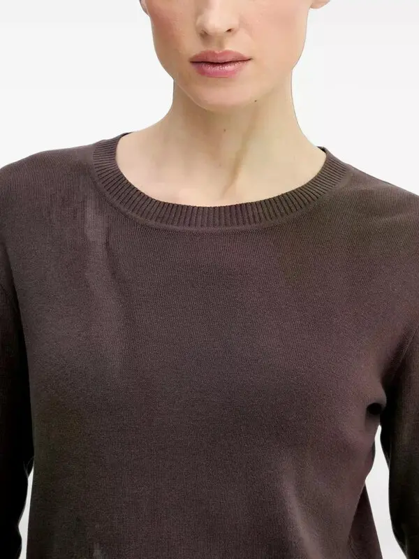 BENETTON Ribbed Trim Crew Neck Sweater