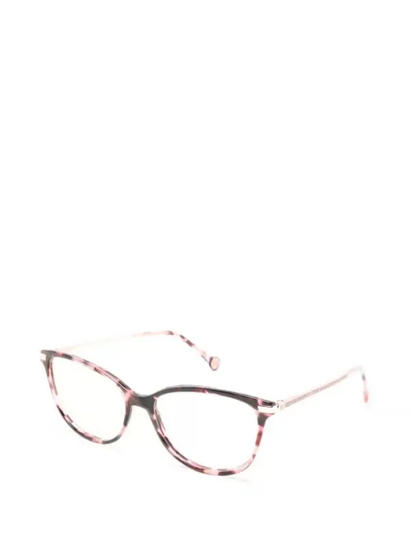 Carolina Herrera Tortoiseshell Cat-eye Glasses