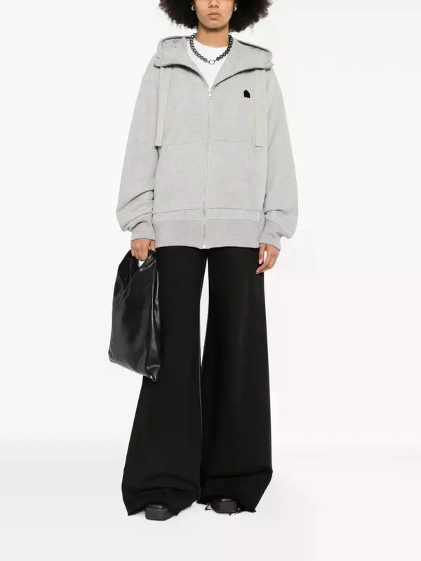 DOVER STREET MARKET Marl-effect Drawstring Hoodie