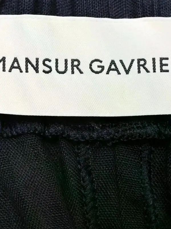 MANSUR GAVRIEL Drawstring Straight-leg Trousers