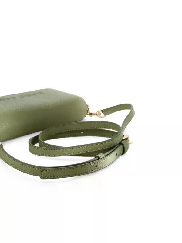 Marc Jacobs Logo-detail Leather Wallet On Chain
