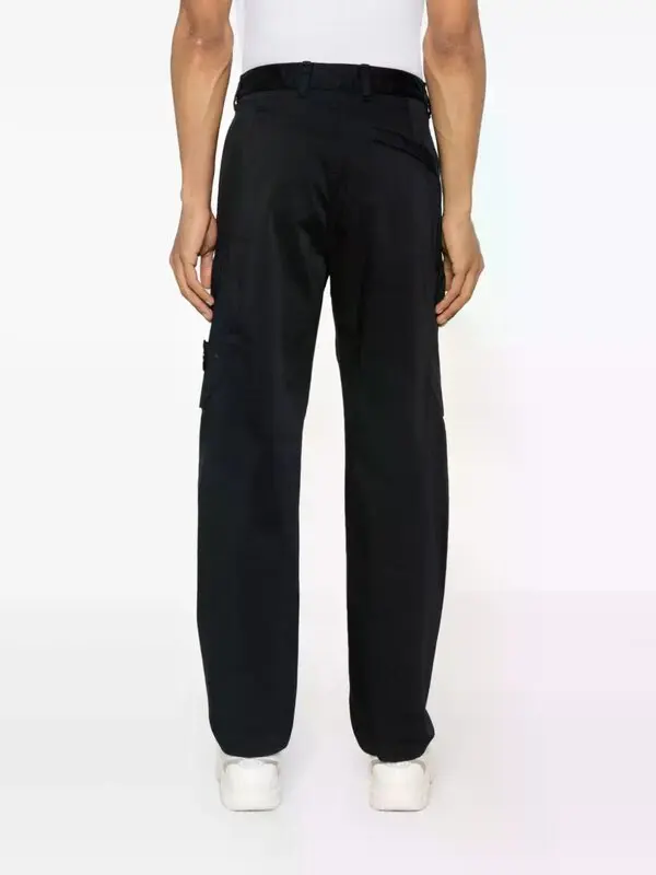 Stone Island Compass-badge Straight-leg Trousers