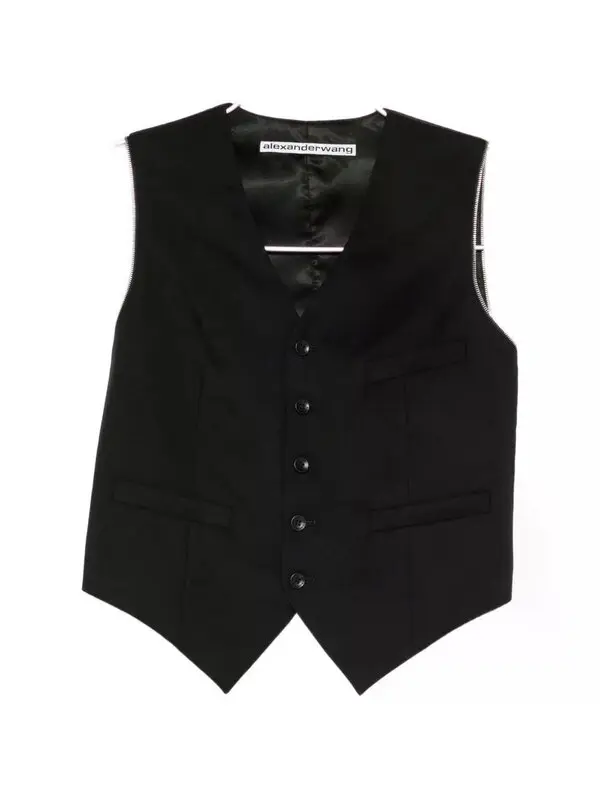 Alexander Wang Single-breasted Waistcoat - Black