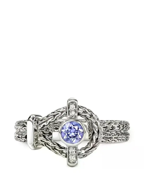 John Hardy Icon Tanzanite And Diamond Ring