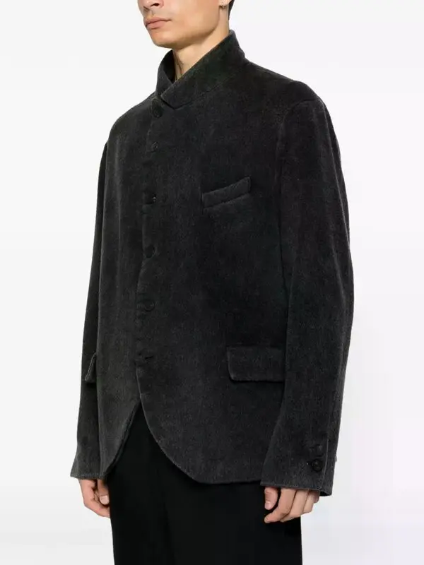 Avant Toi High-neck Button-up Blazer