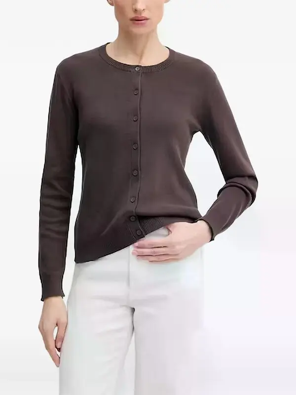 BENETTON Buttoned Cardigan - Brown