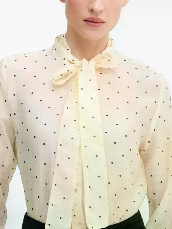 BENETTON Tie-neck Shirt