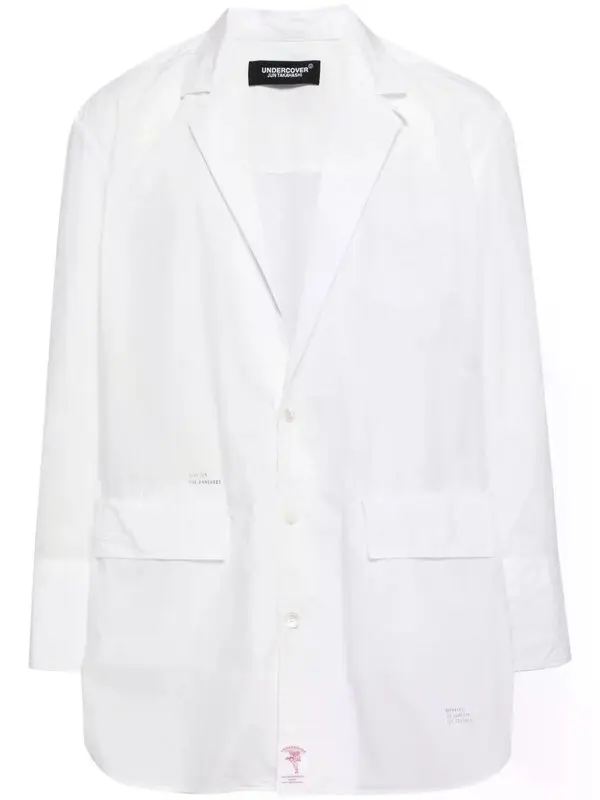 Undercover Single-breasted Cotton Blazer