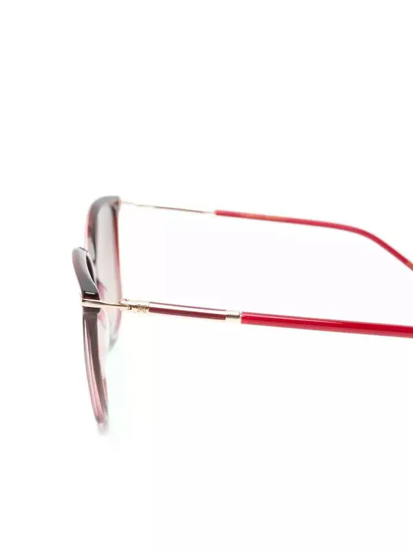 Carolina Herrera Gradient-effect Geometric-frame Sunglasses