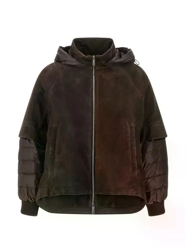 MOORER Elite 2-in-1 Suede And Quilted Jacket