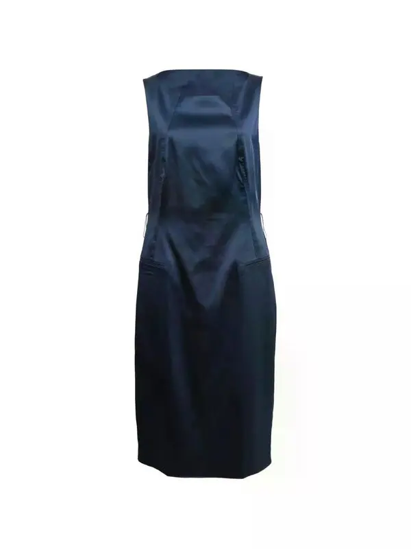 BOSS Sleeveless Midi Dress - Blue