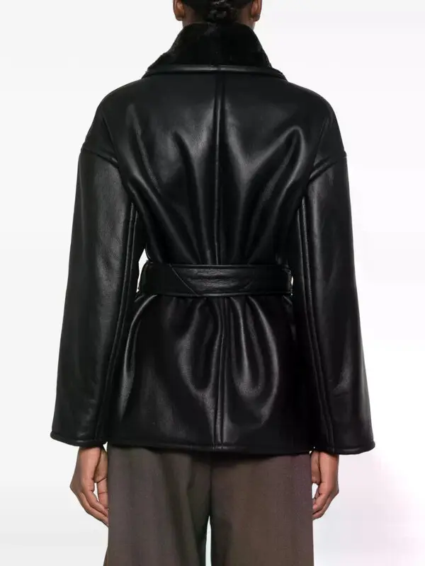 JOSEPH Manu Leather Coat