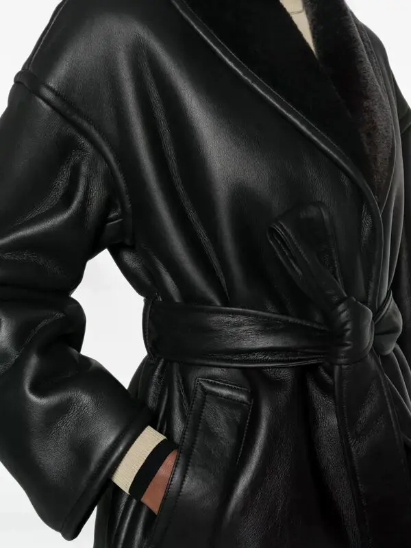 JOSEPH Manu Leather Coat