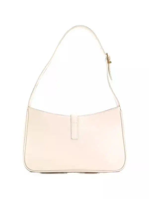 Saint Laurent Le 5 A 7 Leather Small Hobo Bag