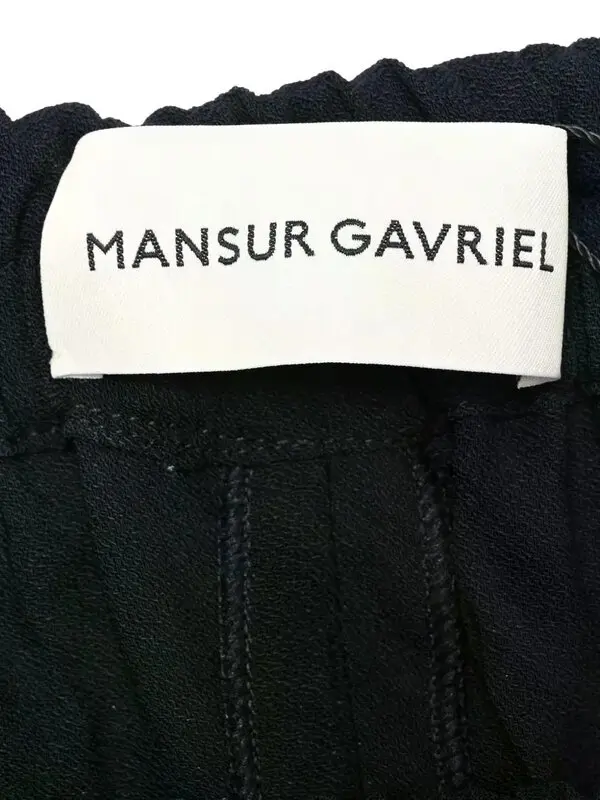 MANSUR GAVRIEL Drawstring Straight-leg Trousers