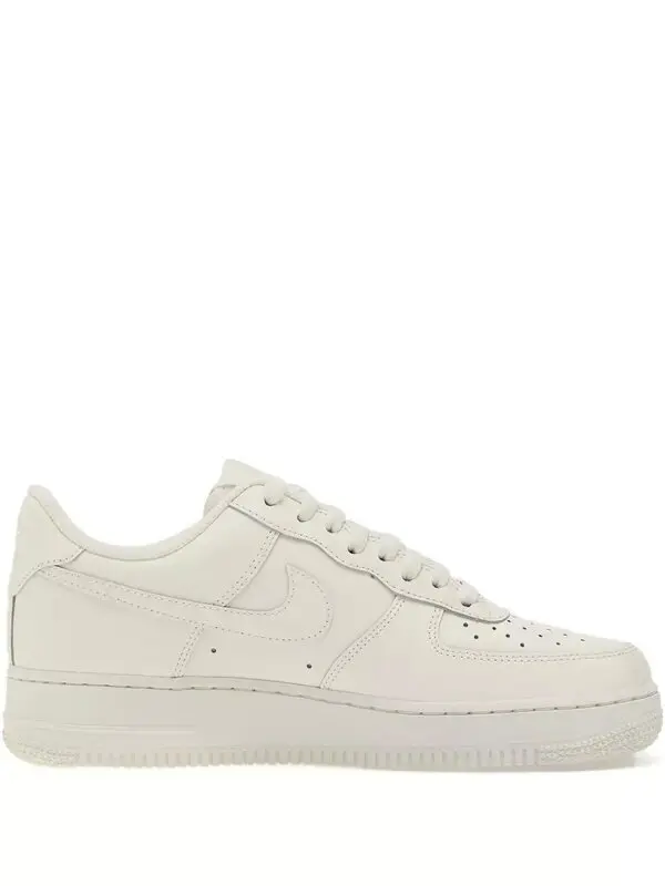Nike Air Force 1'07 Lx Metallic-logo Sneakers - White