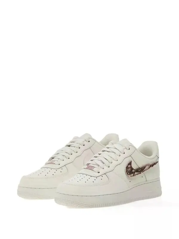 Nike Air Force 1'07 Lx Metallic-logo Sneakers