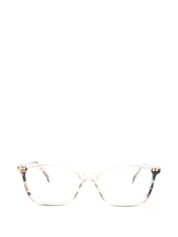 Carolina Herrera Tortoiseshell-temples Rectangle-frame Glasses