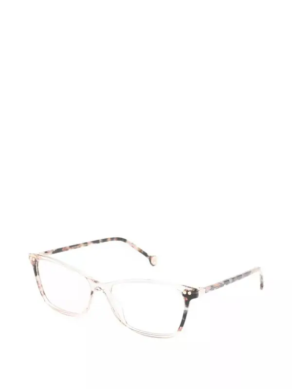 Carolina Herrera Tortoiseshell-temples Rectangle-frame Glasses