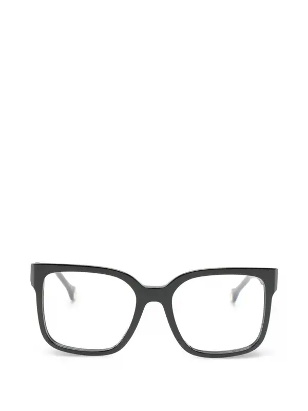 Carolina Herrera Logo-plaque Square-frame Glasses