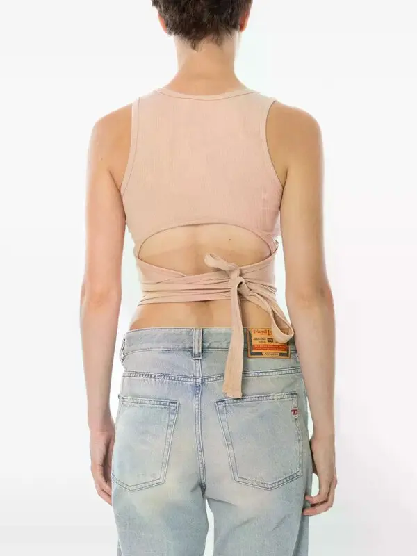 DIESEL® Crop Top With Wrap-around Laces