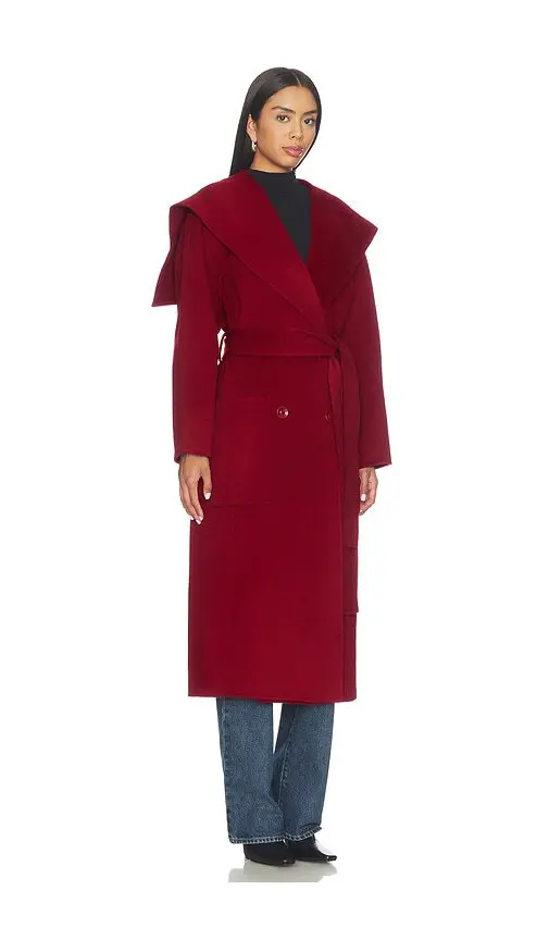Ulla Johnson Rory Wool Coat - Red