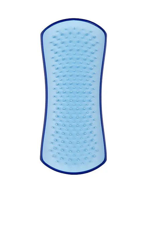 TANGLE TEEZER Small De-shedding Dog Grooming Brush In Navy& Light - Blue